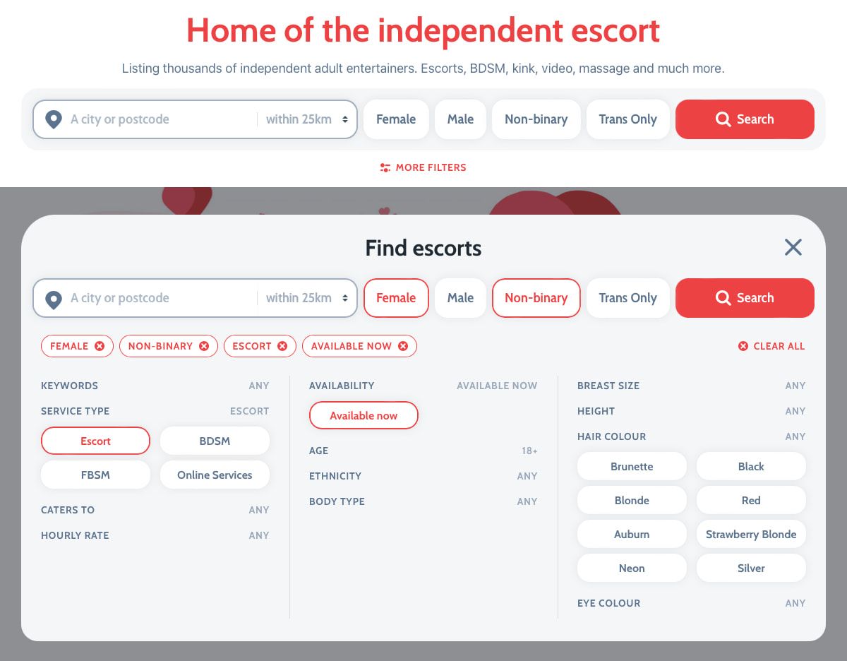 Tryst.link Update, Jun ‘22: Provider Search Just Got Better